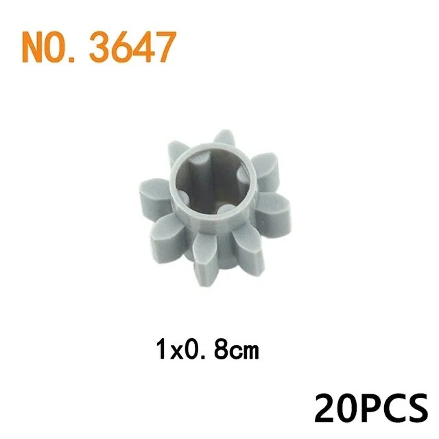 Конструктор VEK 3647, белый, 20шт