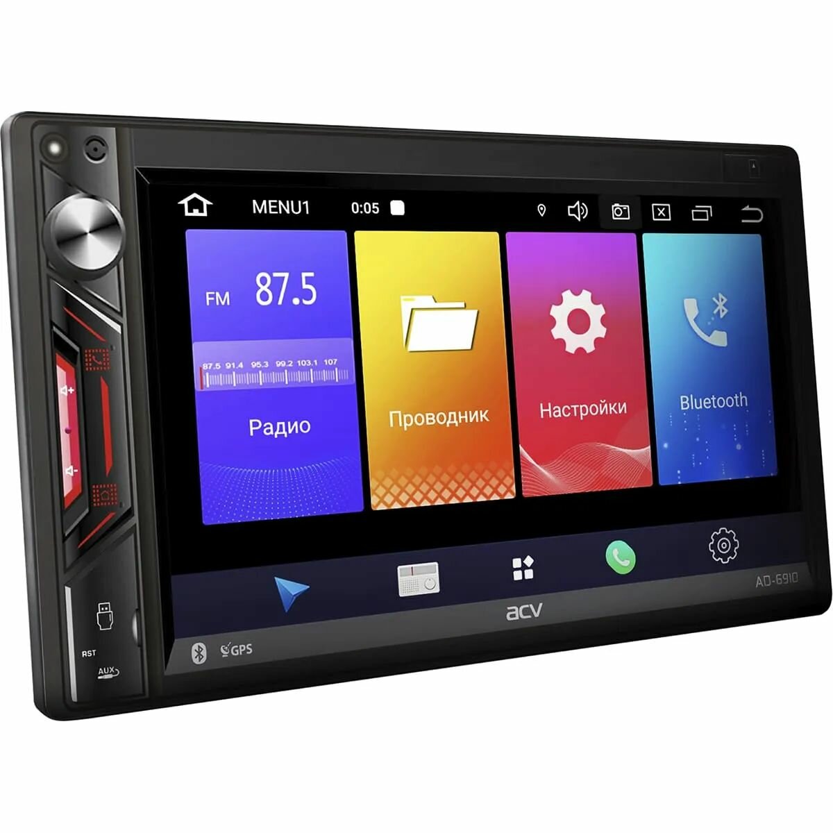Магнитола для авто (автомагнитола) ACV AD-6910 (EURO Android 9.0, 6,9" 2GB+32GB)
