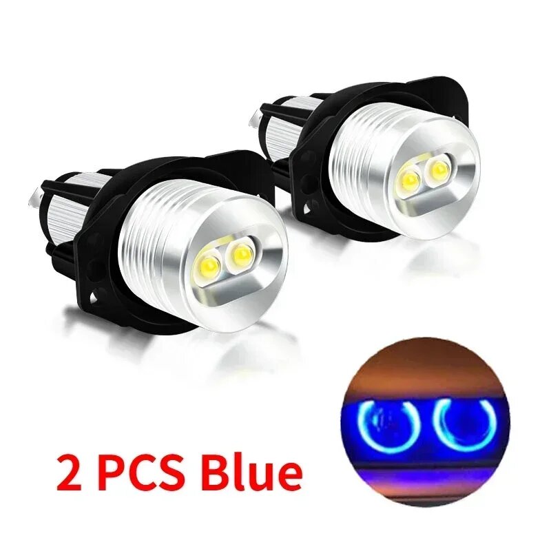 Для BMW E90 E91 3 серии 320 325i 328i 335i 2004-2008: 20W LED лампы дневных ходовых огней Синий