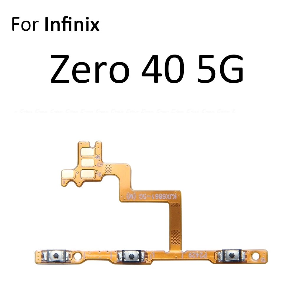 Кабель-шлейф кнопки включения/выключения питания для Infinix Zero 20 30 4G 40 5G 2023 For Zero 40 5G