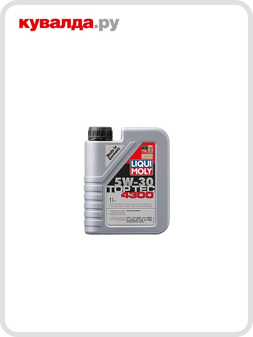 Масло моторное LIQUI MOLY SAE 5W30 Top Tec 4300 1 л 8030/2323