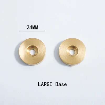 Ручки для шкафов MFYS из латуни золотого цвета large base(a pair)