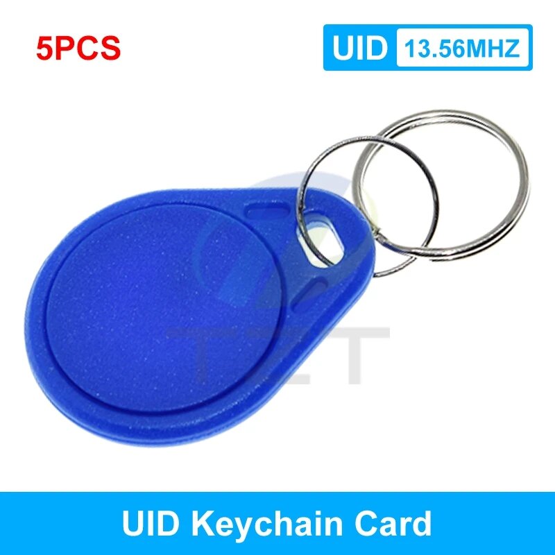 Перезаписываемая RFID карта DIYTZT Синий, 5PCS UID Key