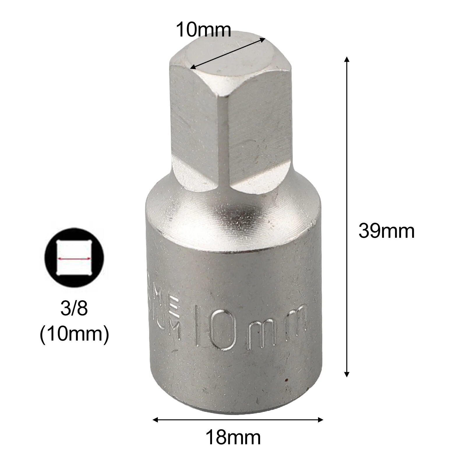 Ключ Torx VIBRATITE для сливной пробки масляного поддона M16 H17 S8 S10 3/8 дюйма S10