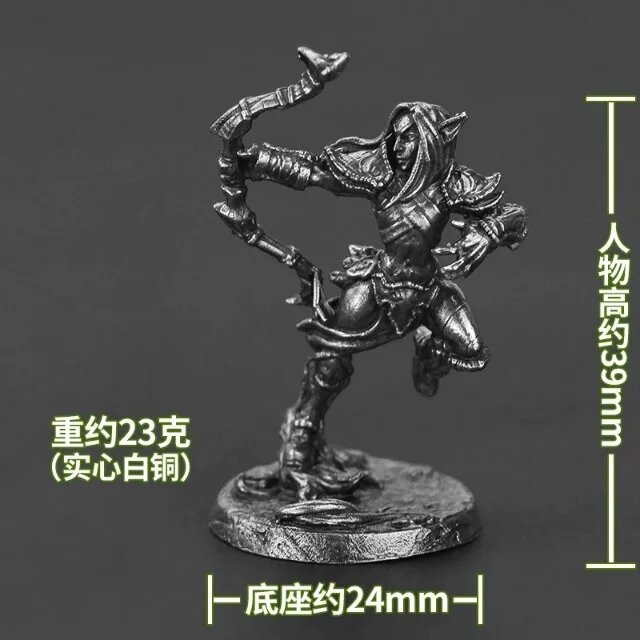 Миниатюрные металлические фигурки эльфов KASTIZA 160-4
