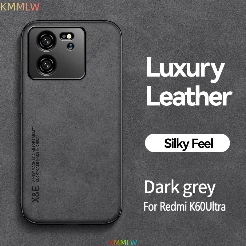 Роскошный Противоударный Магнитный Чехол-держатель Для Xiaomi 13T Pro С Xiaomi 13T, Серый, Dark Gray