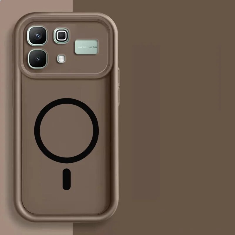 Чехол Infinix NOTE 60 5G Coffee1 с магнитной наклейкой