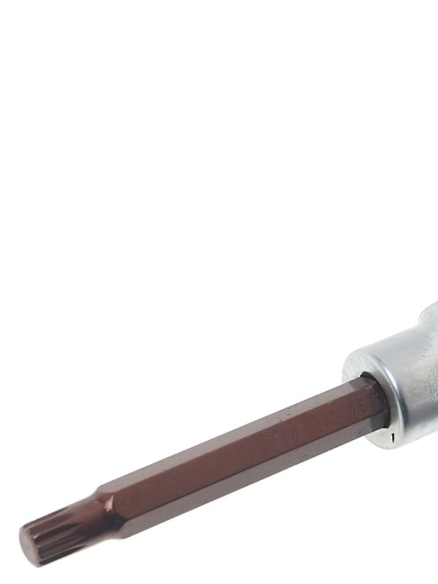 Головка-бита SPLINE 12-лучевая Premium M8 1/2" (L-100мм) ROCKFORCE