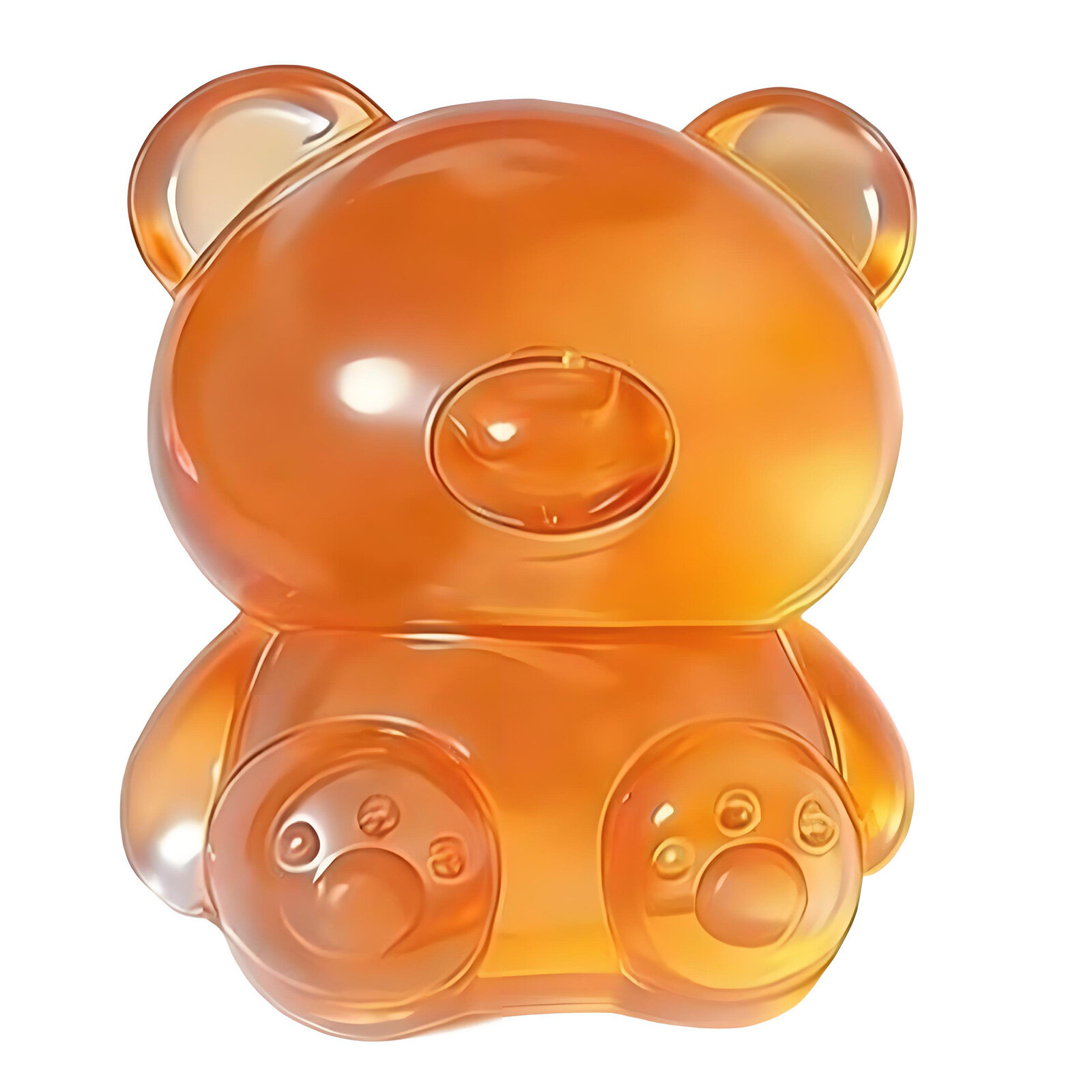 Прозрачная игрушка-медведь для взрослых и детей, медленно