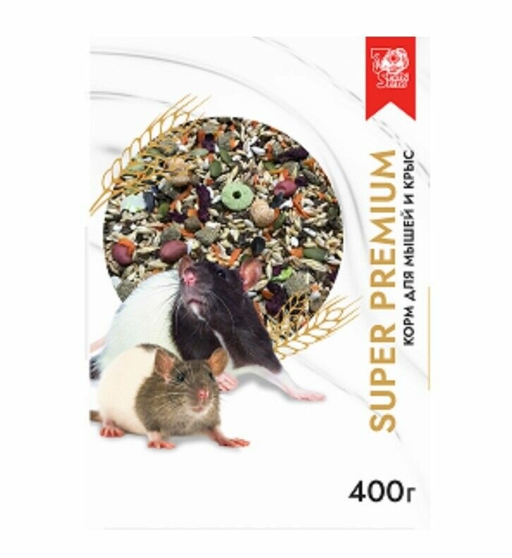 7 Семян Корм для мышей и крыс Super Premium, 400 гр
