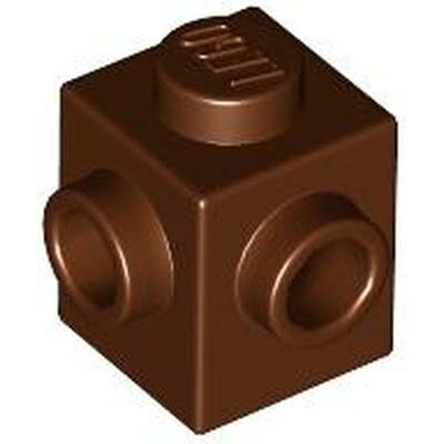 Деталь Lego 26604 Brick, Modified 1 x 1 with Studs on 2 Sides, Adjacent