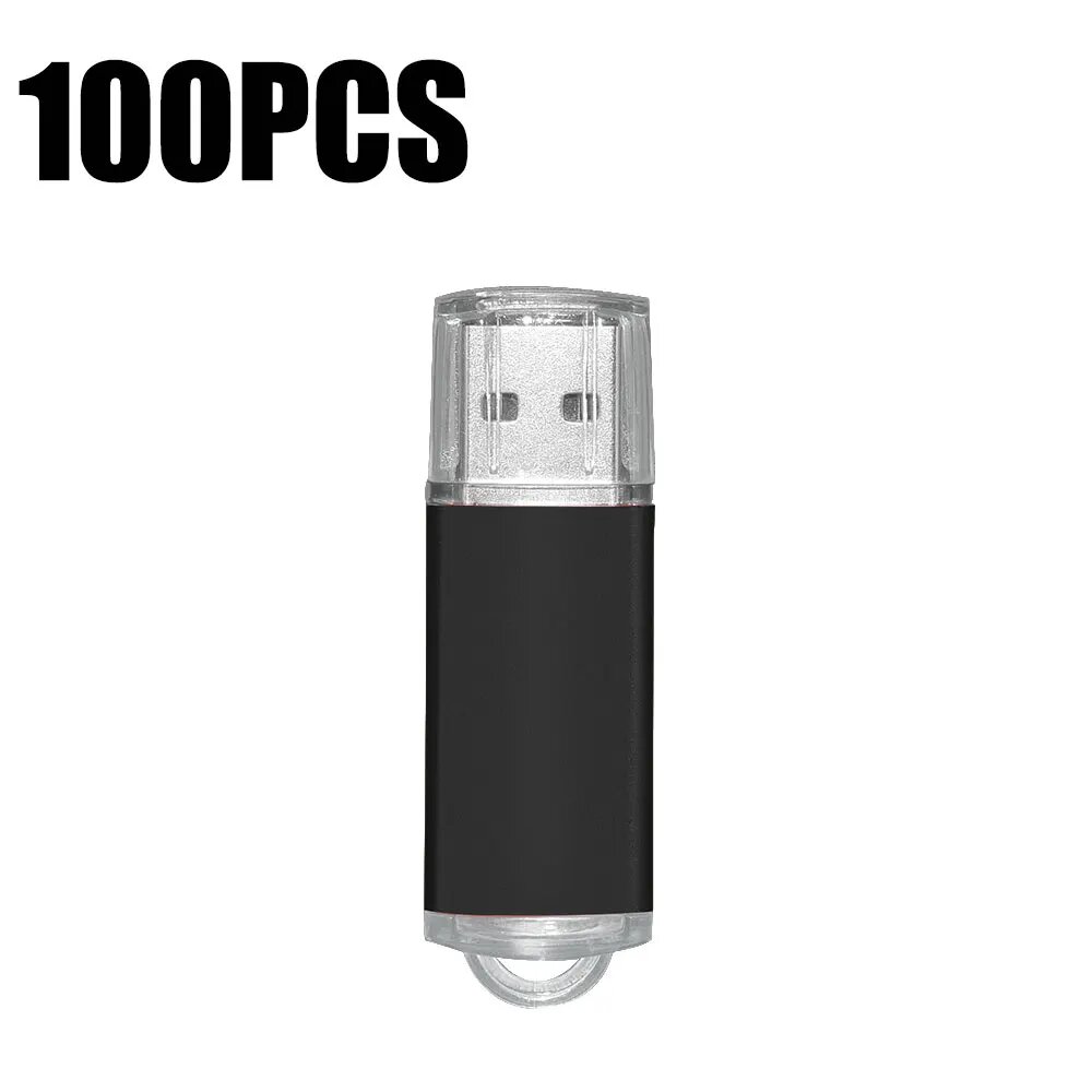 KAWEIDA USB флешка металлическая 128 млн Black 100pcs