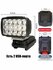 Портативный фонарь-прожектор 14 LED, черный, 2 USB, аккумулятор Makita