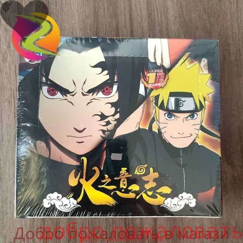 Коллекционные карточки Naruto бокс (36паков - 180 карт)