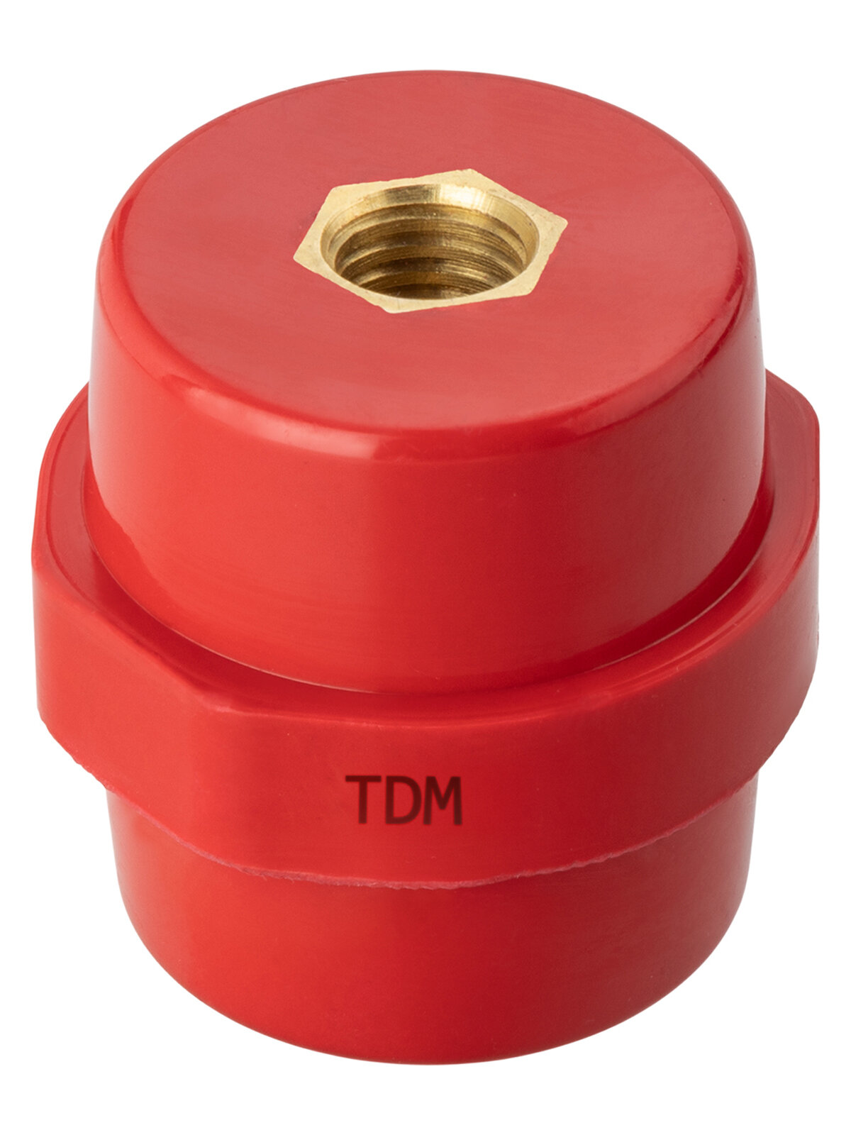 Изолятор SM40 силовой Н40хD40хМ10мм, красный TDM {SQ0807-0044}