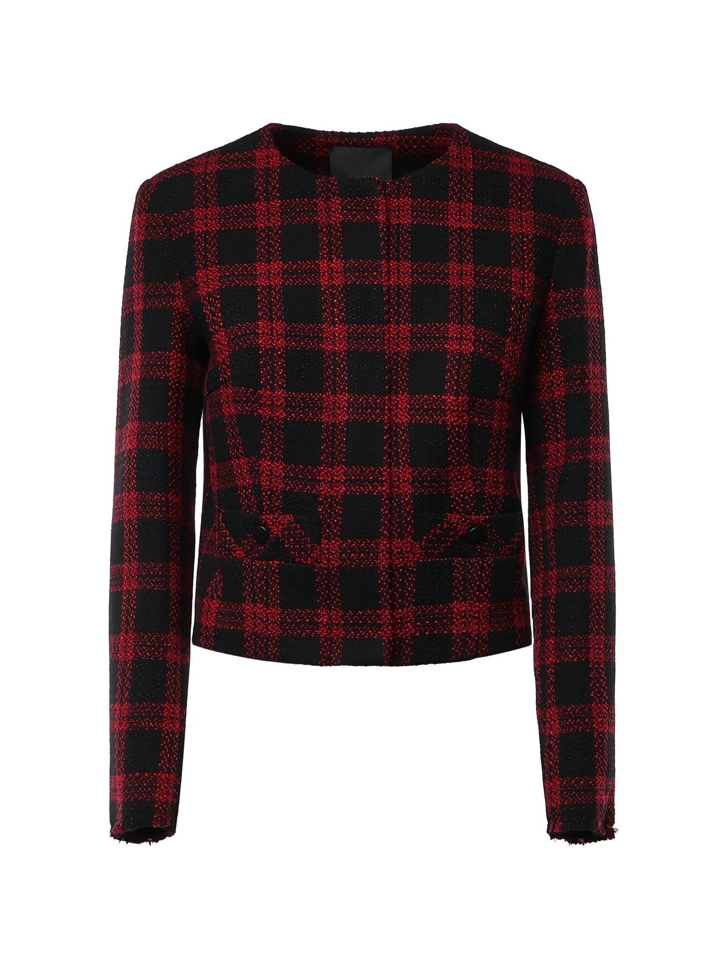 Куртка Check-pattern tweed jacket
