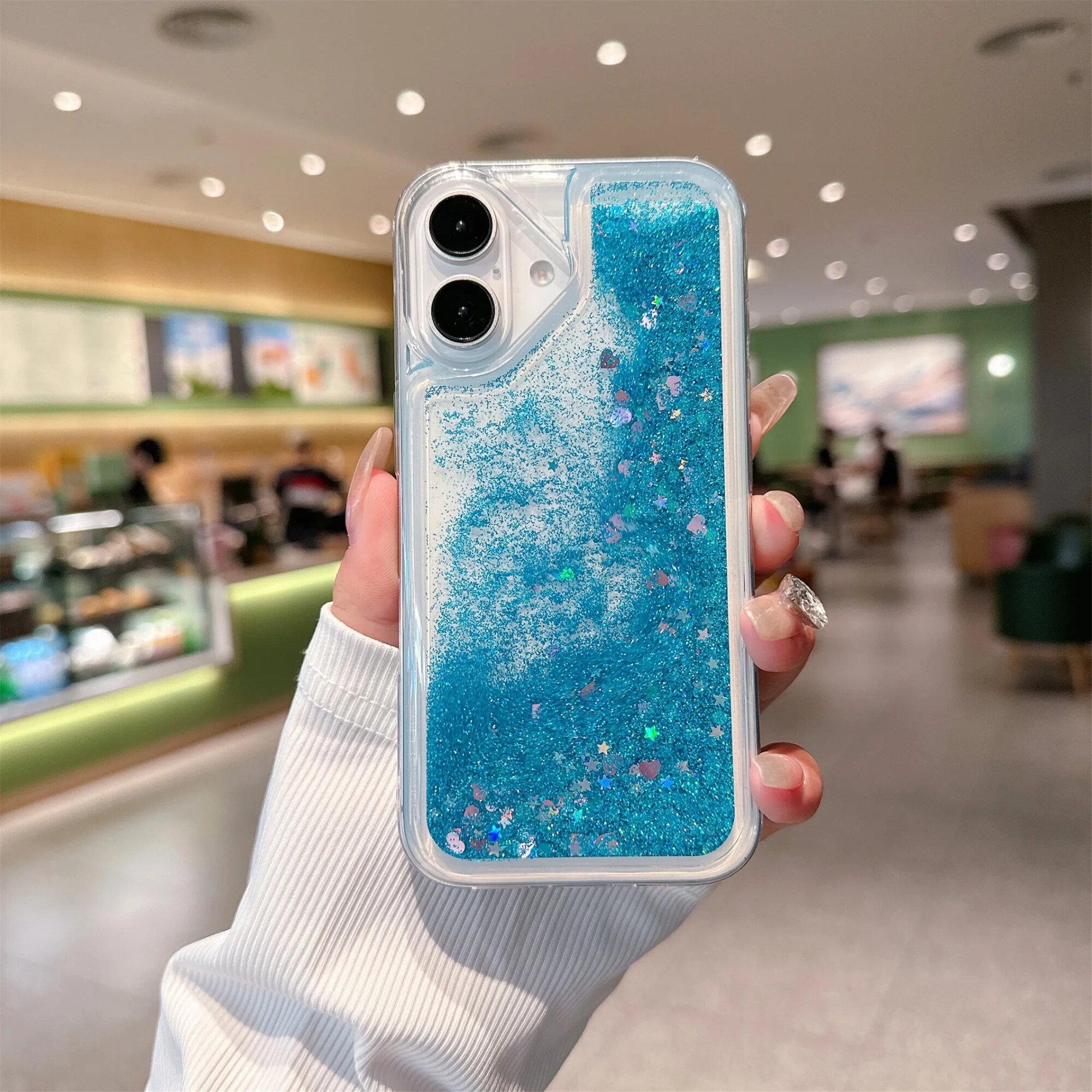 Милый Чехол Для Телефона С Блестящим Сердечком Для iPhone, Мягкий TPU, LSAX, for iphone 15 Pro