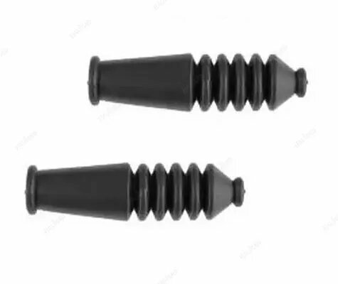 Пыльник (2 шт.) троса тормоза резиновый черный для тормоза V-Brake (ободной) велосипеда, самоката