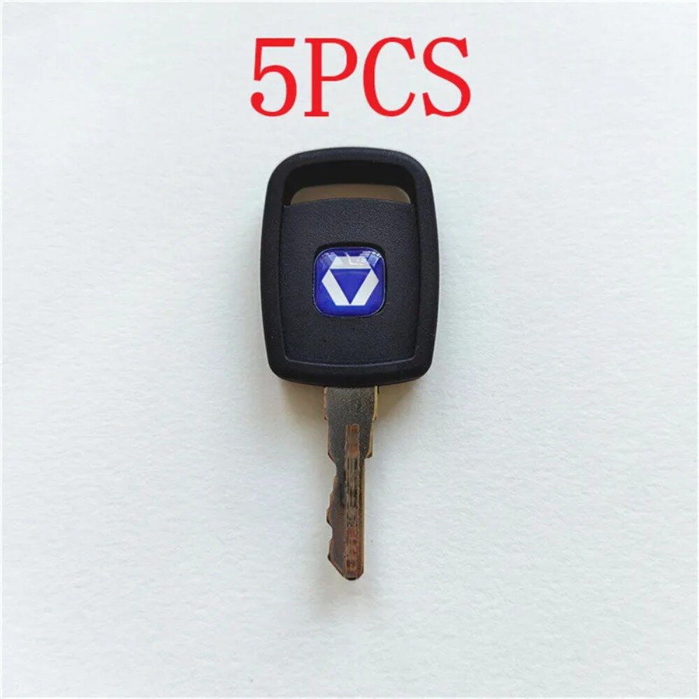 5 шт XCMG ключ зажигания 30E 40B 50C 50CN 855 859 Electric Lock Key для портативного погрузчика