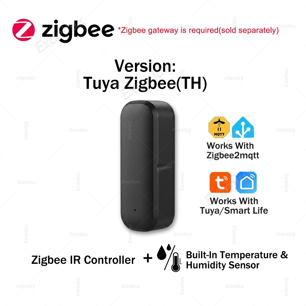 Excellux Zigbee Умный ИК-Пульт Tuya Zigbee(TH)