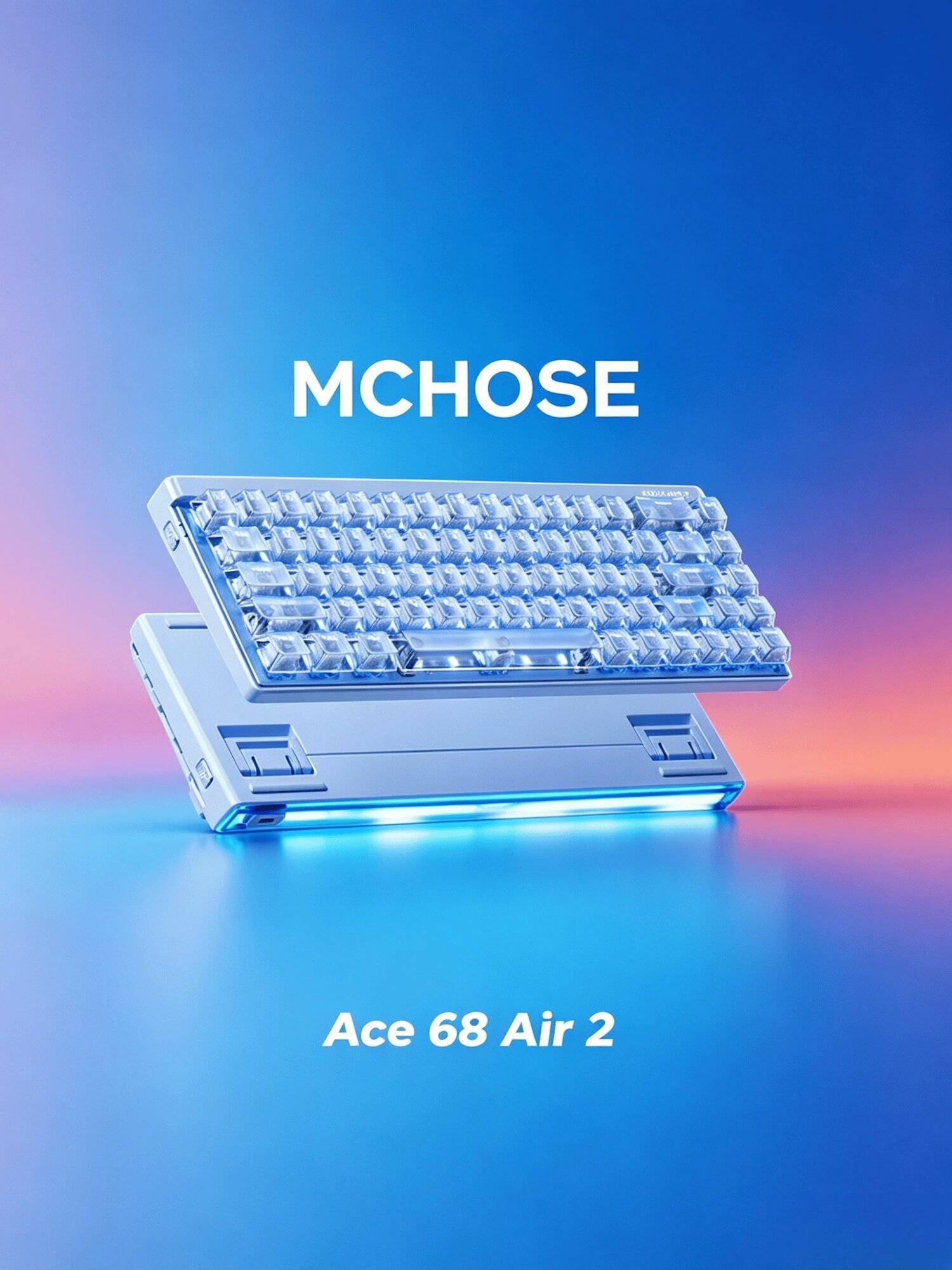 **Игровая клавиатура MCHOSE Ace 68 Air 2 с магнитными переключателями GT RGB подсветка**