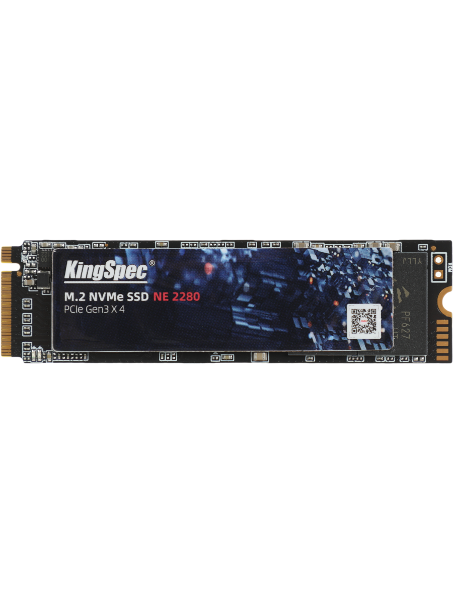Накопитель SSD Kingspec NE-128 128 ГБ, M.2 2280, PCIe 3.0 x4, NVMe, M.2 1800 МБ/с