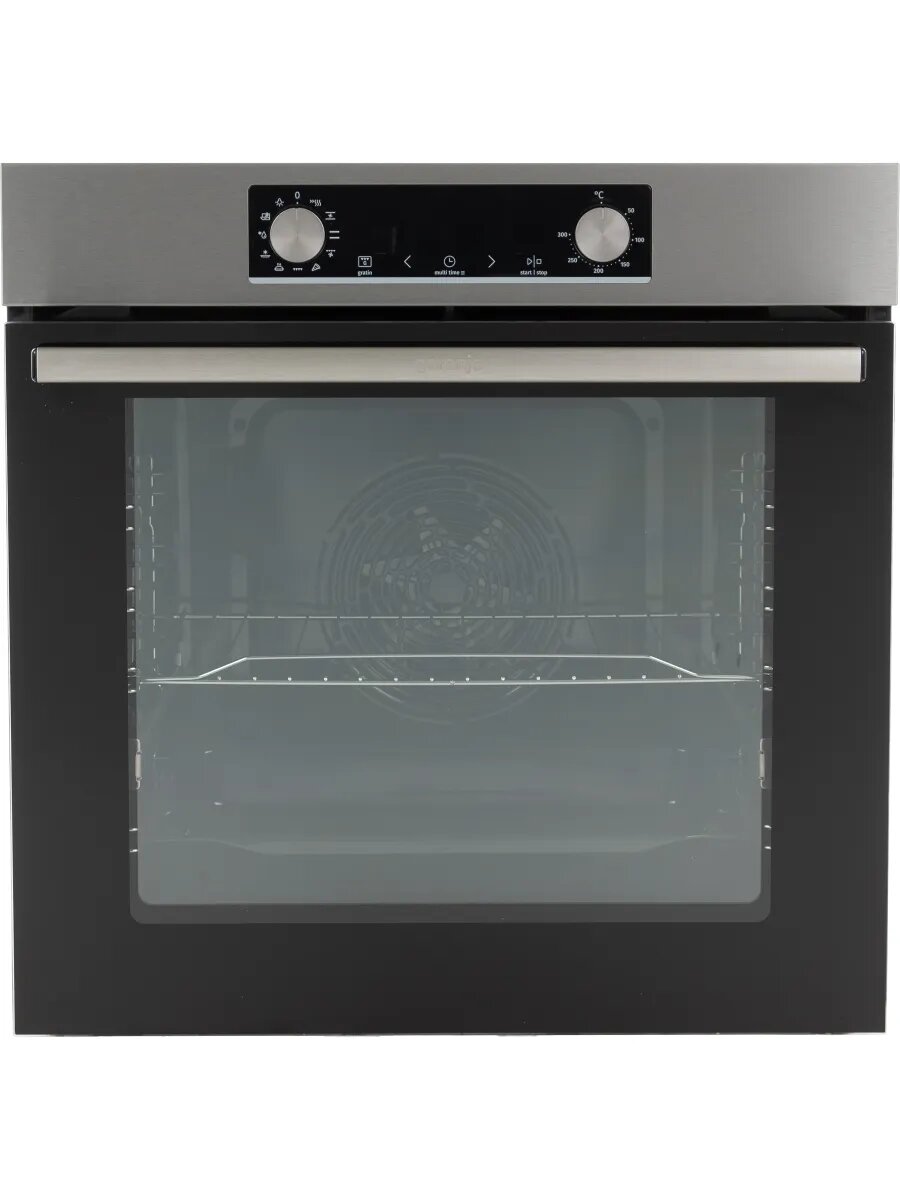 Духовой шкаф Gorenje Essential BO6735E05X, встраиваемый, нержавеющая сталь, 77 л