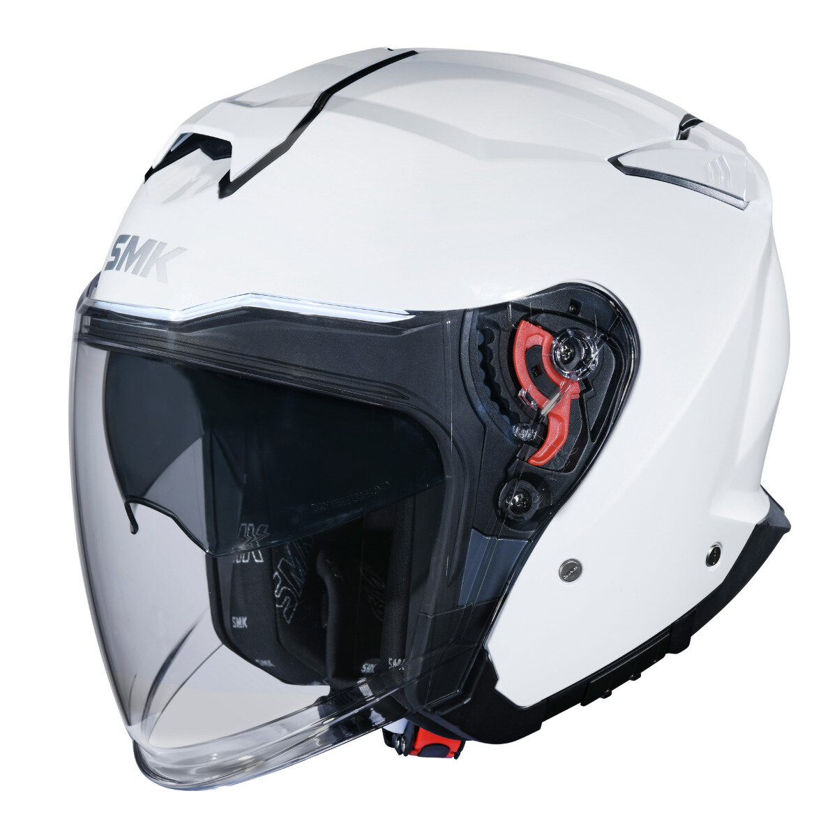 SMK Мотошлем GTJ, цвет Белый White GL100, Размер L