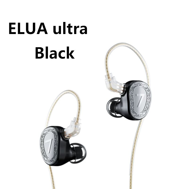 Наушники 7HZ Elua Ultra, проводные, двойной динамик, съемный кабель