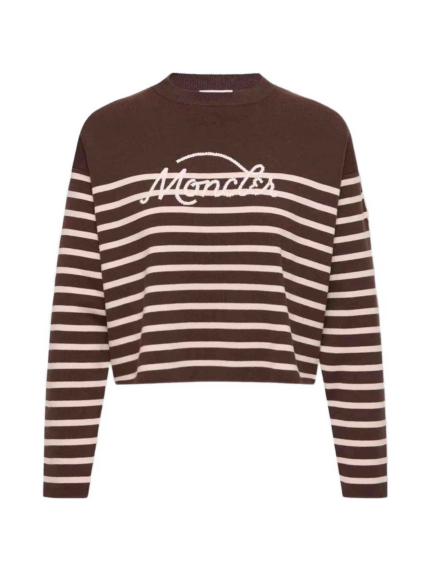 Свитер Striped logo-embroidered sweater