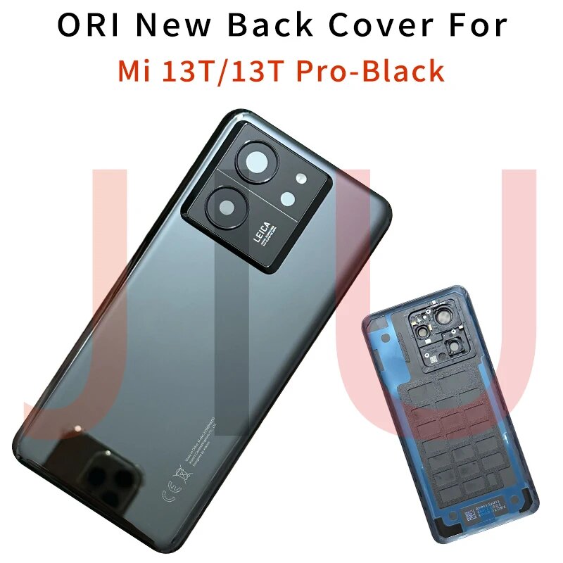 Новая задняя крышка/стекло для Xiaomi Mi 13T 5G / Mi 13T Pro, 6.67 дюйма, запасная Черный, Black