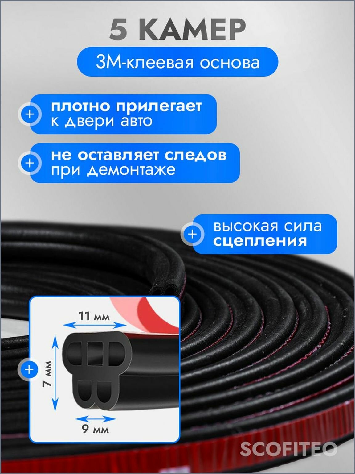 Уплотнитель автомобильный арт. Уплотнитель_автомобильный — фото 1