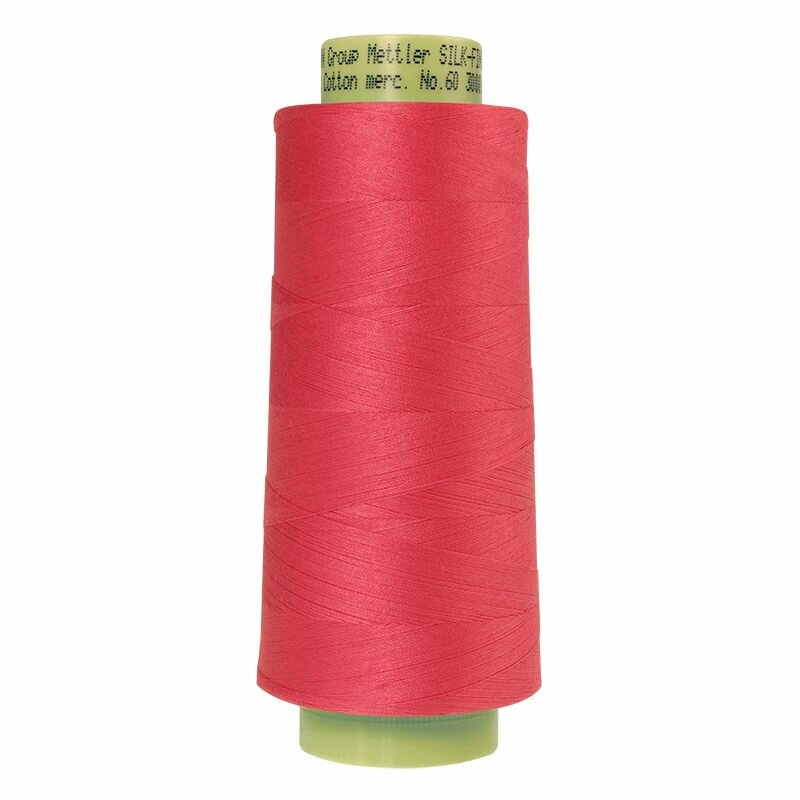 Нить для машинного квилтинга METTLER "Silk Finish", Cotton 60, 2743 м, цвет 1423, Hot Pink