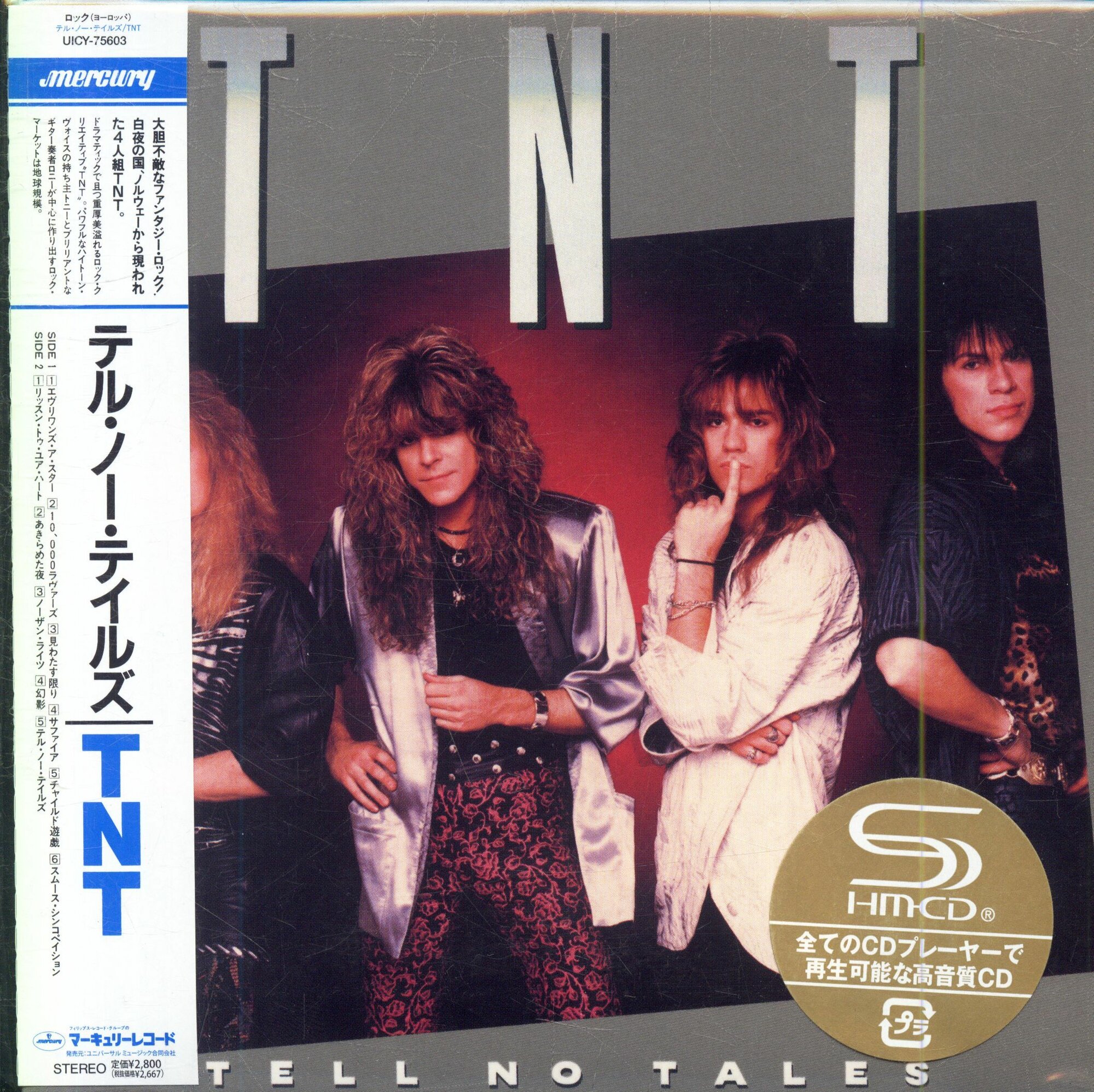 TNT. Tell No Tales (Japan, Mercury, UICY-75603, 2013, новый компакт-диск в завод. упаковке) CD