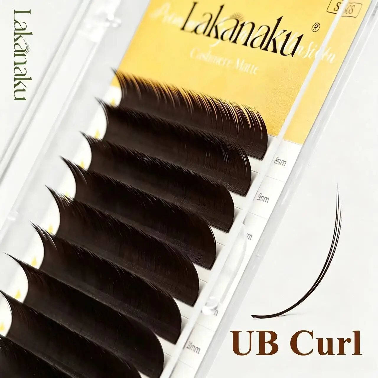 Накладные ресницы ABONNIE Camellia UB-Brown
