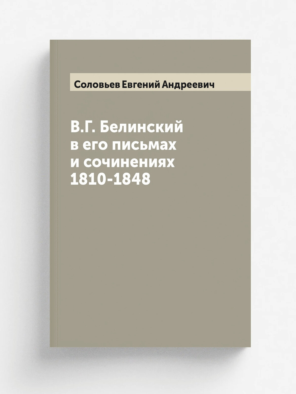 В. Г. Белинский в его письмах и сочинениях 1810-1848