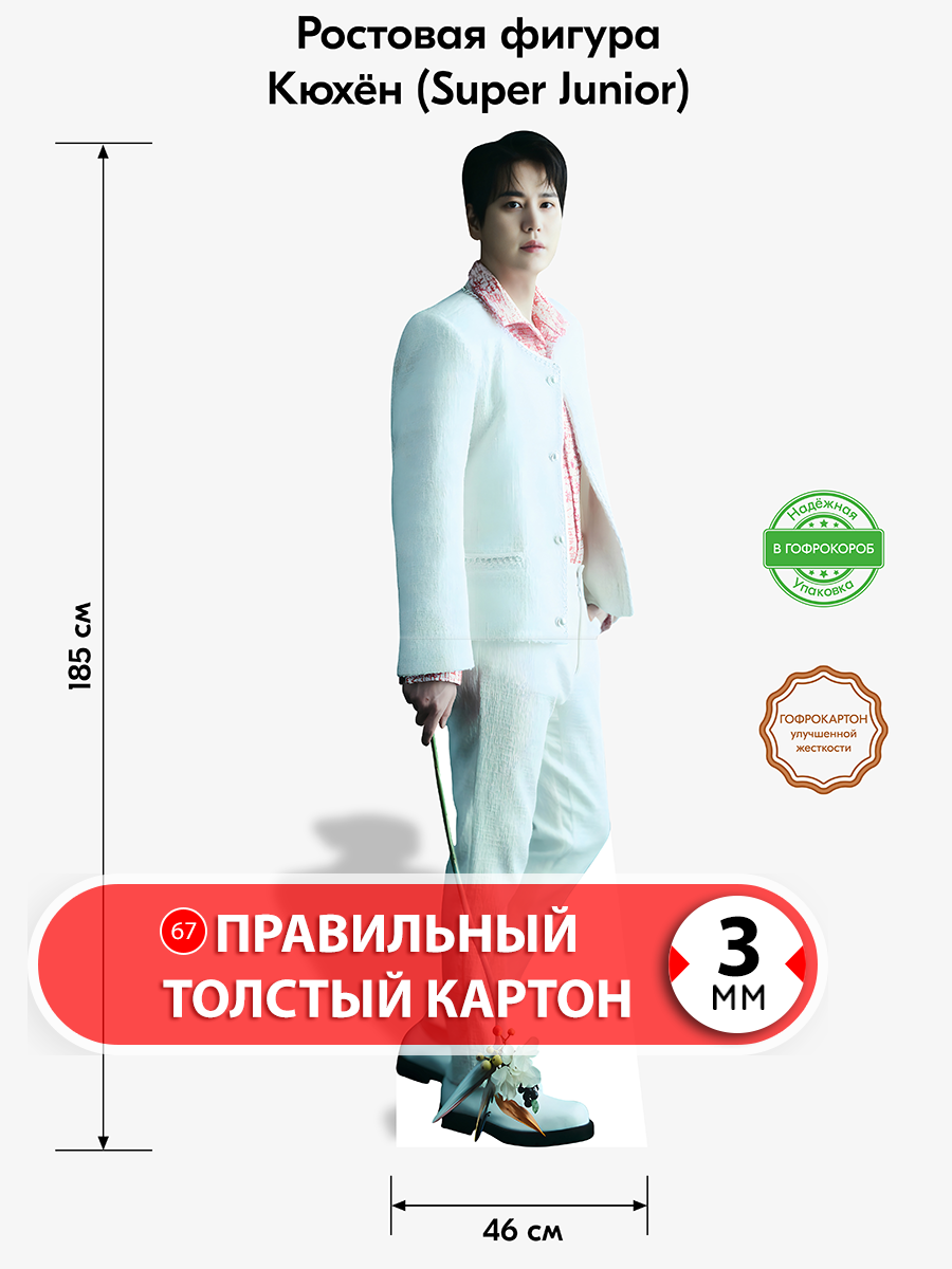Аксессуар для фотосессий, Кюхён (Super Junior) 2, ростовая фигура