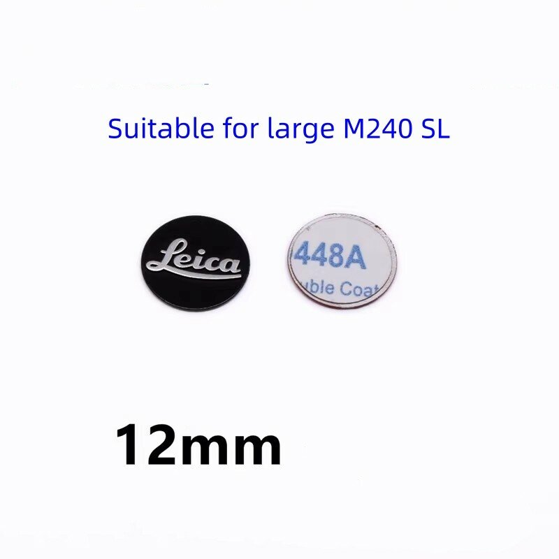 Значок логотипа камеры Leica, запчасти для моделей M6, M7, M8, M9, M10, M11, Q2, M240, SL, диаметр 10 мм / 12 мм,100, металл, Leica,