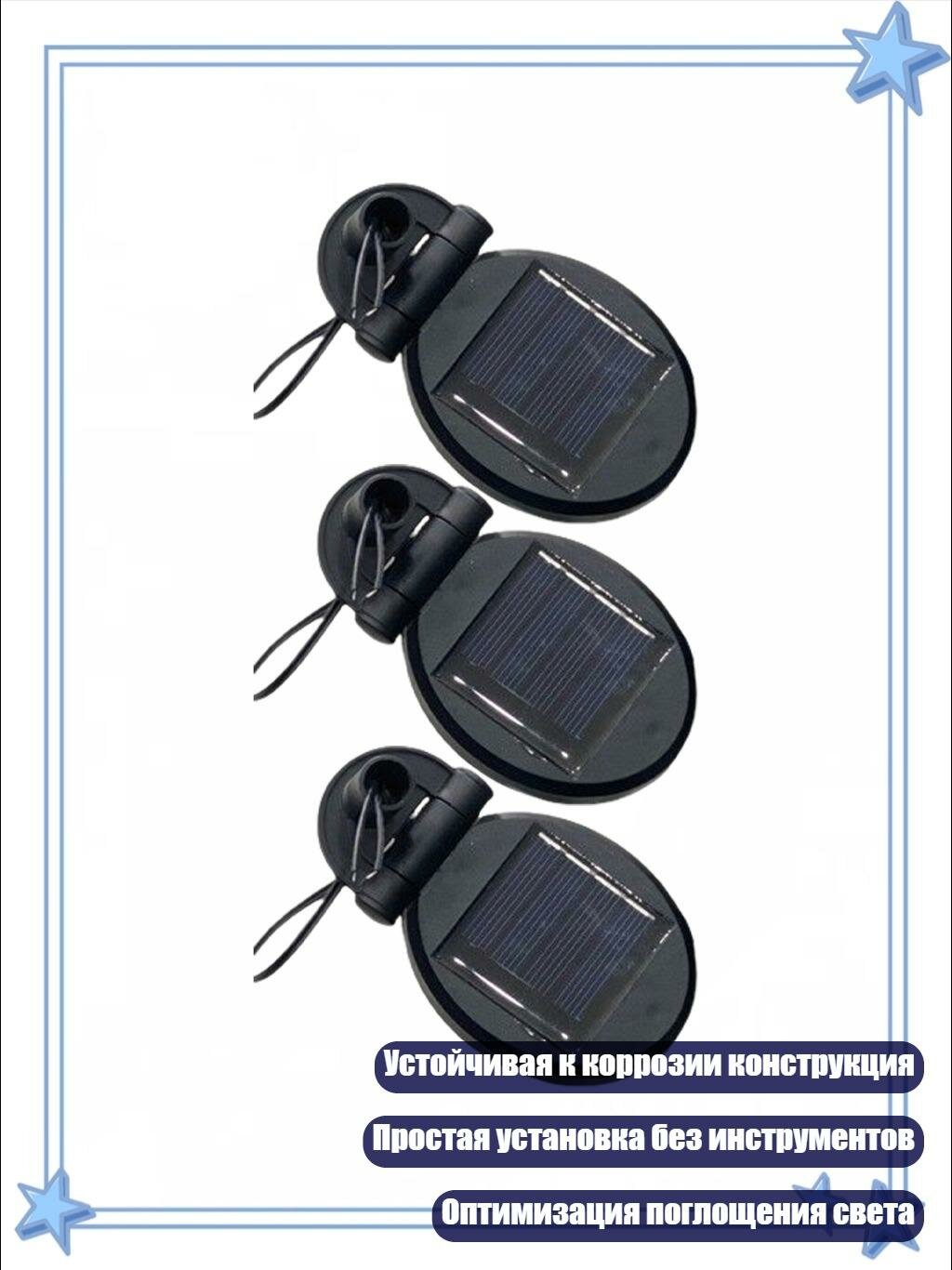 3 шт. Запасные панели PV с поворотом, Круговой второй уровень