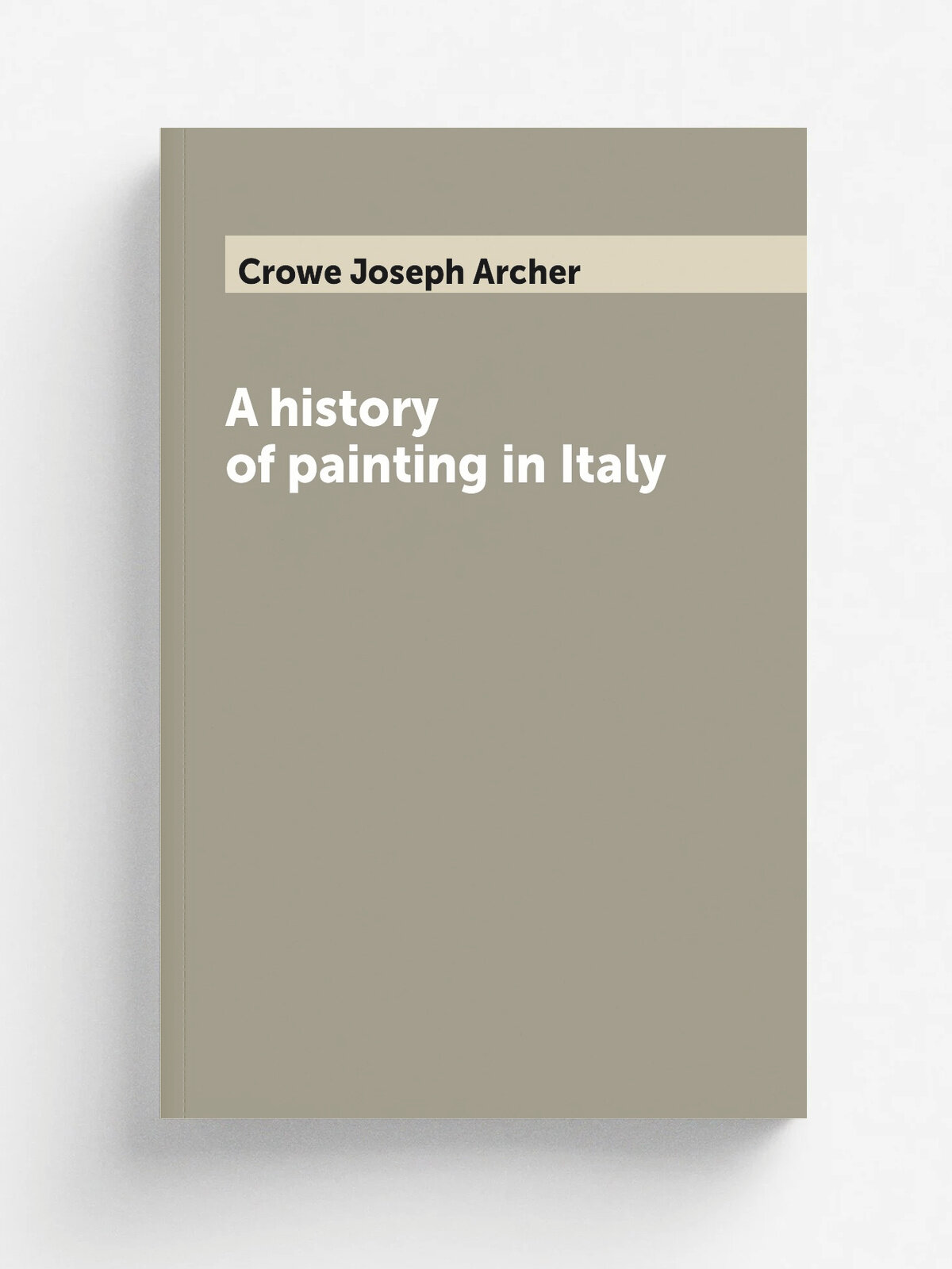 A history of painting in Italy