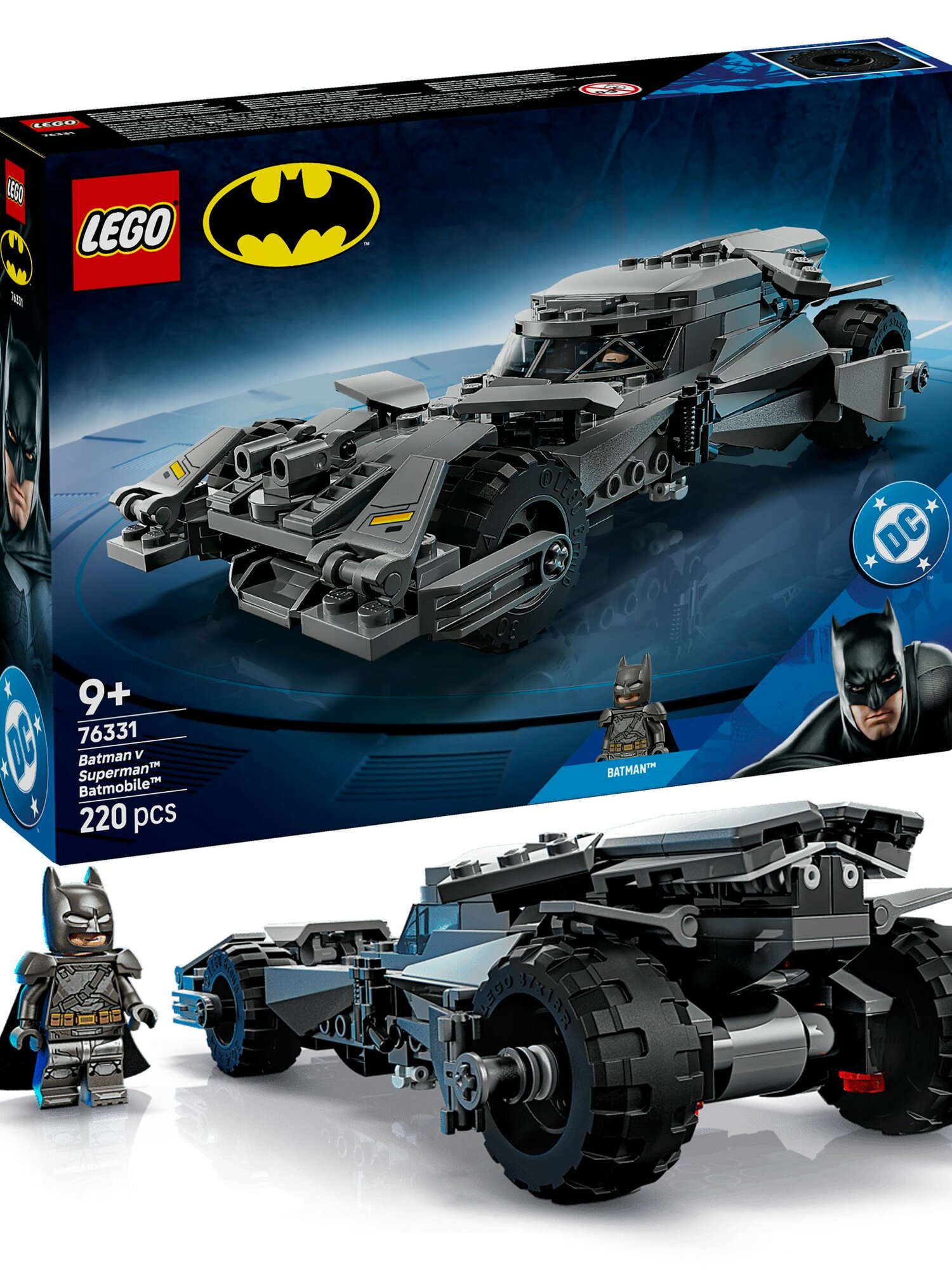 Конструктор LEGO Batman 76331 Бэтмобиль из «Бэтмен против Супермена», 220 деталей