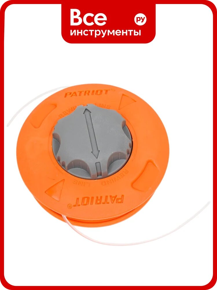 Катушка для триммера DL-1212 PATRIOT 807114212, полуавтоматическая конструкция, триммерная головка, универсальное