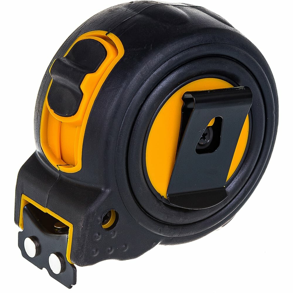Рулетка Stayer BlackMax 5м / 25мм в ударостойком полностью обрезиненном корпусе и двумя фиксаторами 3410-05-25_z02 — фото 1