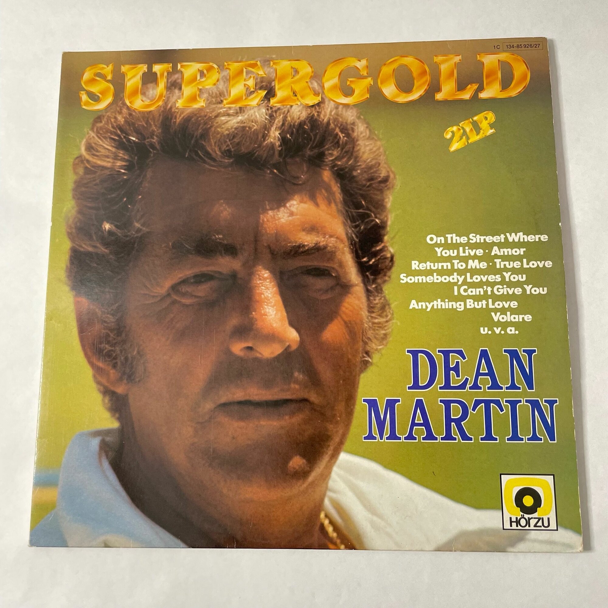 Винтажная виниловая пластинка LP Dean Martin Supergold (Германия 1979)