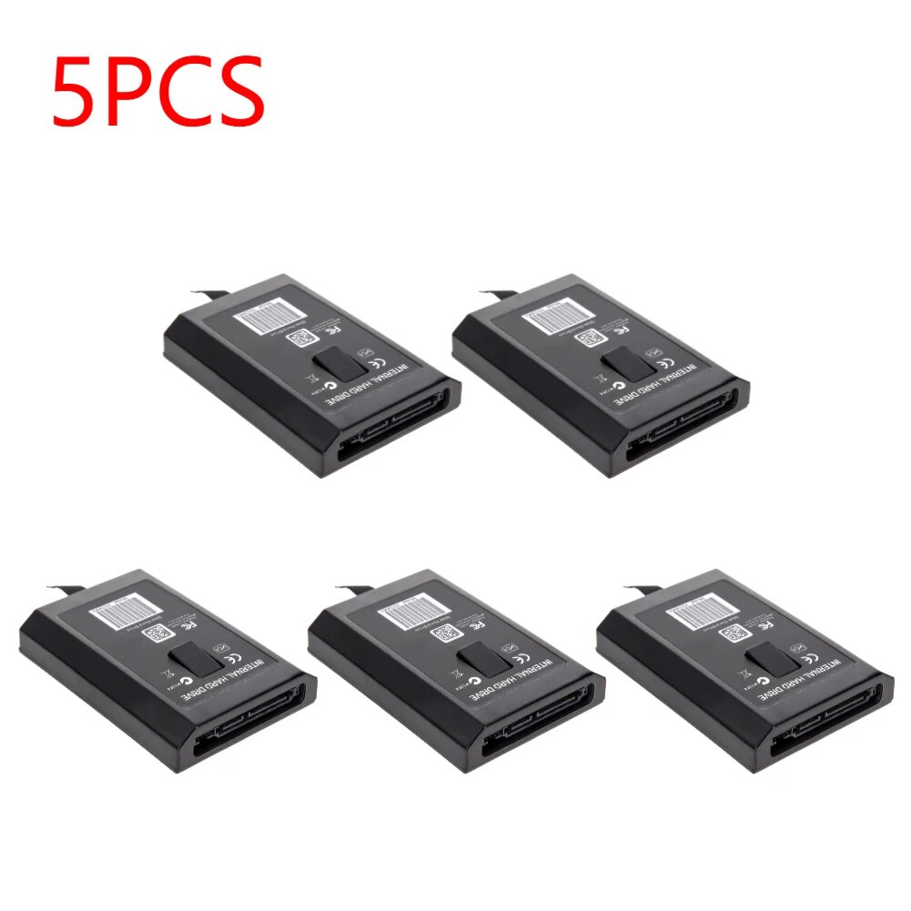 Корпус для HDD Xbox 360 Slim, 5pcs, черный