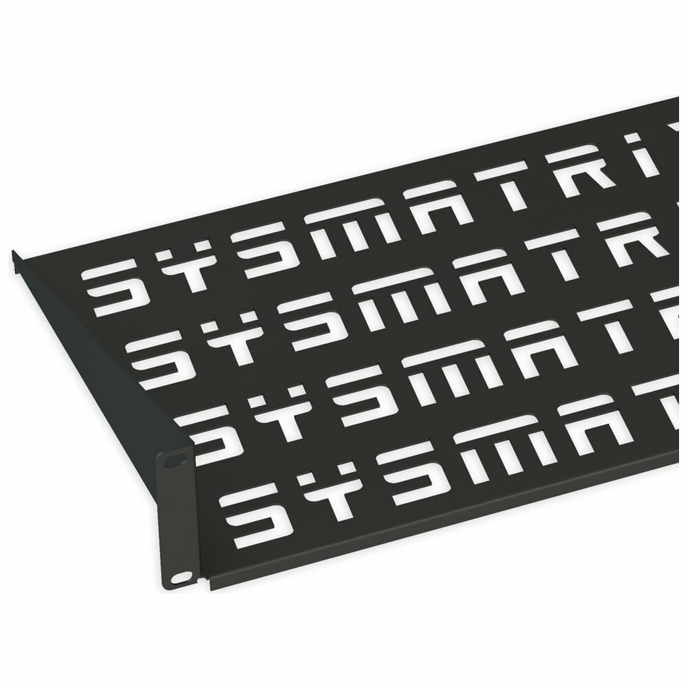 Консольная полка SYSMATRIX, 1U глубина 300 в телекоммуникационный шкаф SH 3003.900 — фото 1