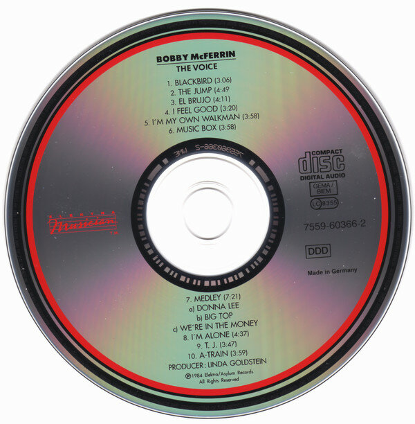 Компакт-диск Bobby McFerrin - The Voice (1 CD) — фото 1