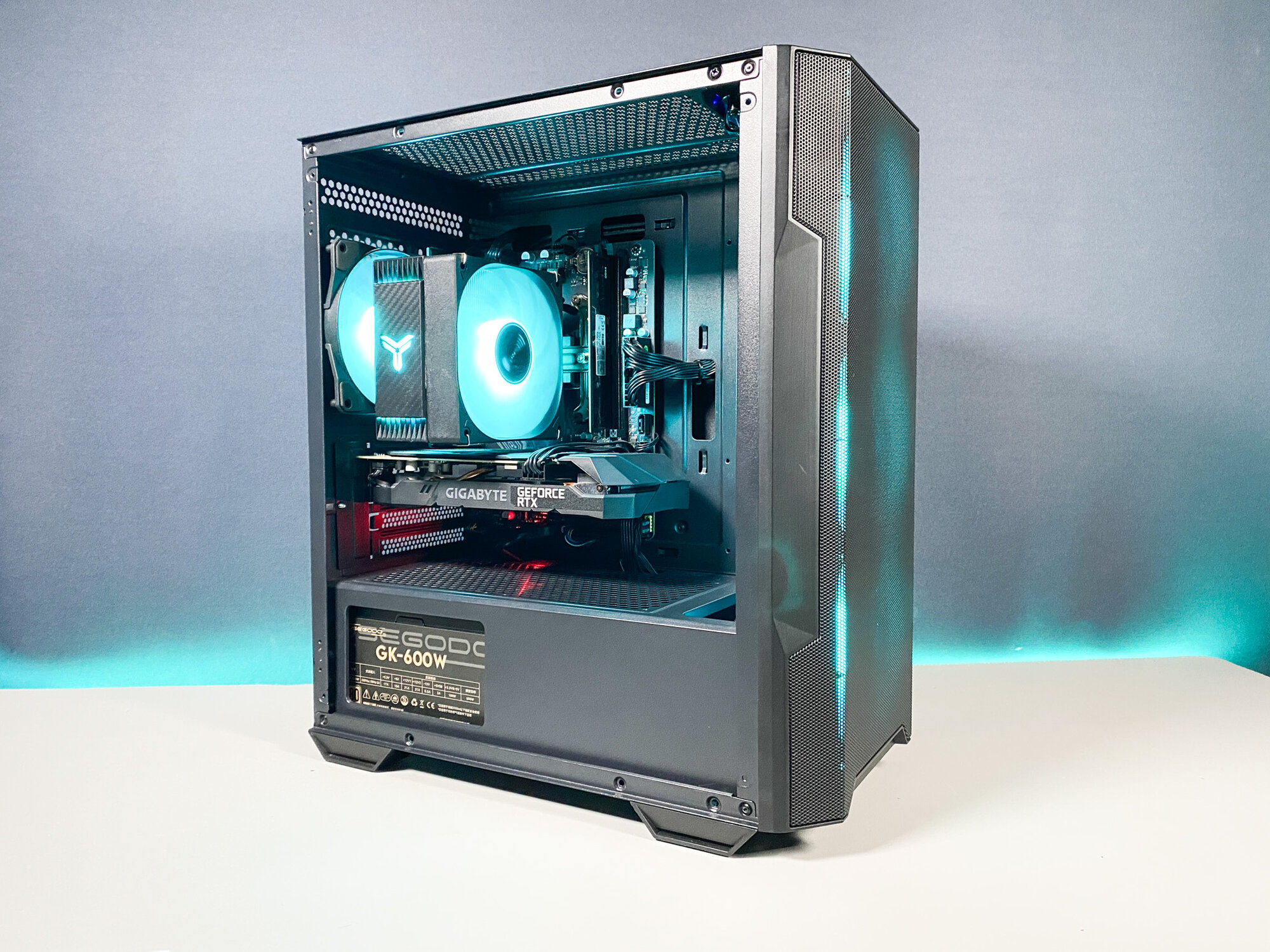 Игровой Компьютер AMD Ryzen 5 5500 6/12*3.60-4.20GHz/RTX 2060-6Gb/16Gb/SSD500Gb/600W