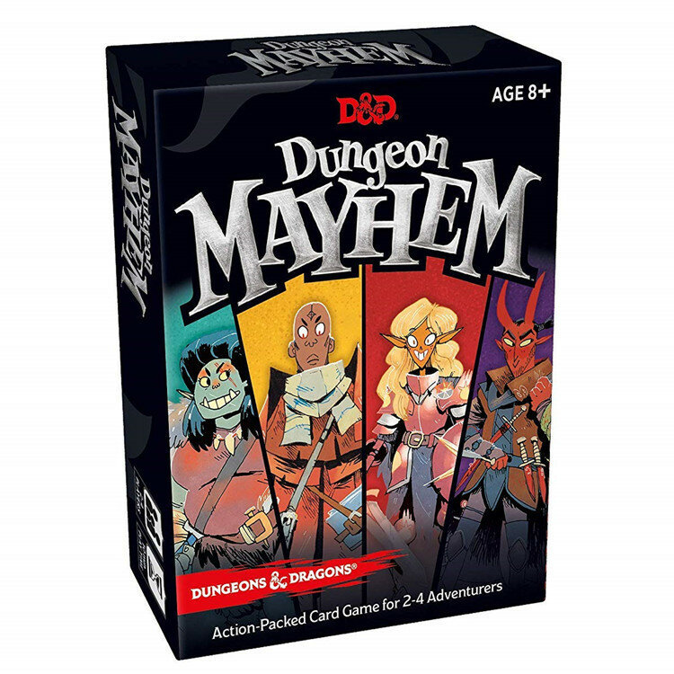 Настольная карточная игра Dungeon Mayhem: Chaos Dungeon - стратегическая игра с безумными монстрами на английском языке