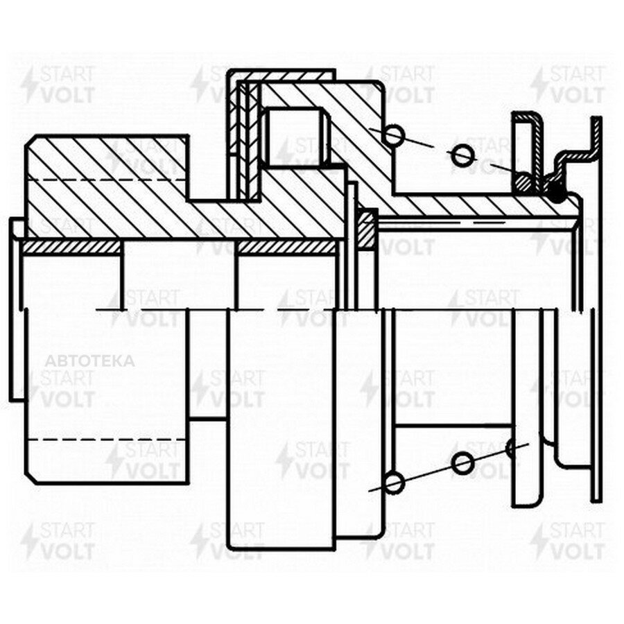 Бендикс BMW X1 F48 (15-)/MINI F56 (15-) 2.0I STARTVOLT VCS2616